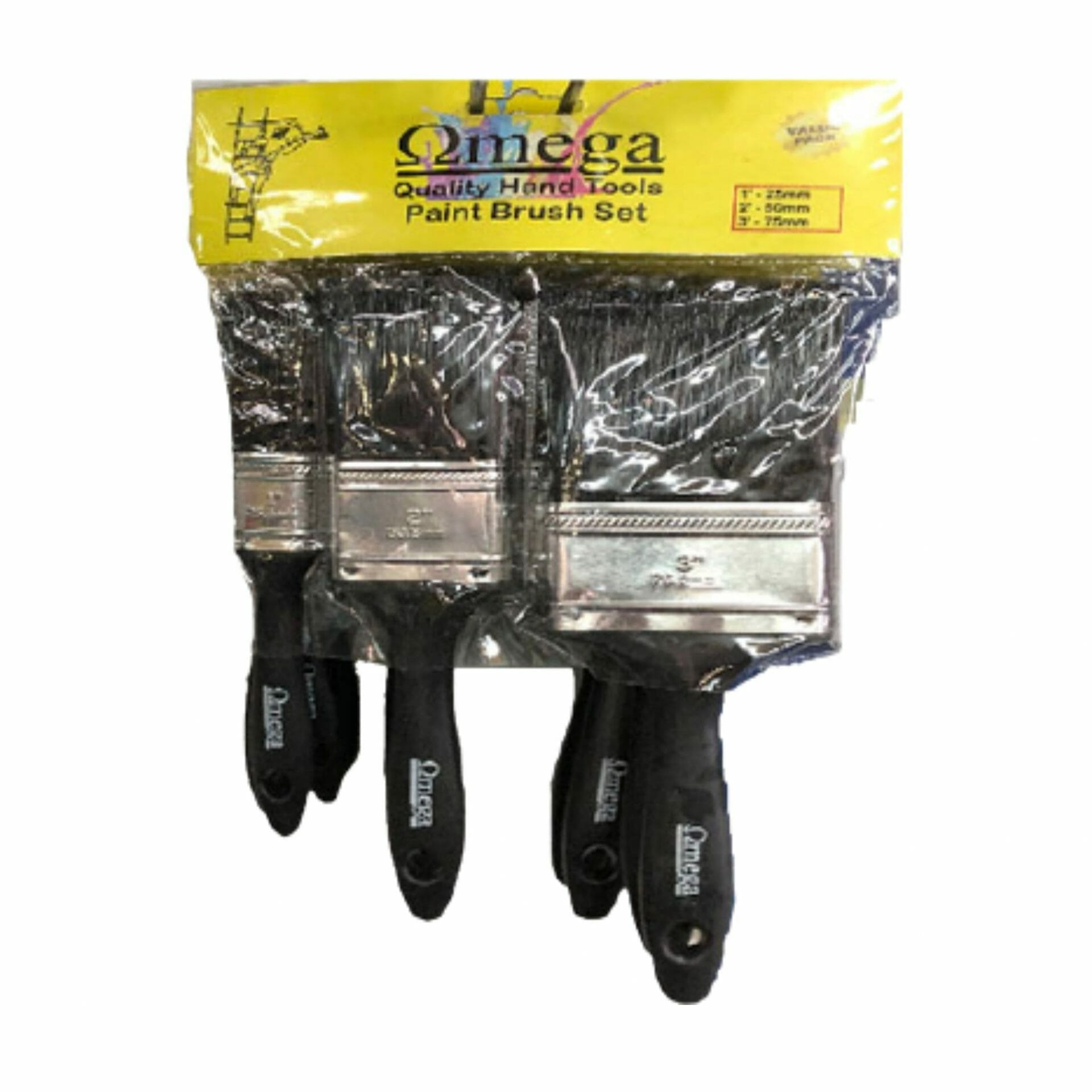 OMEGA 3 pc brush set | Paint Prime