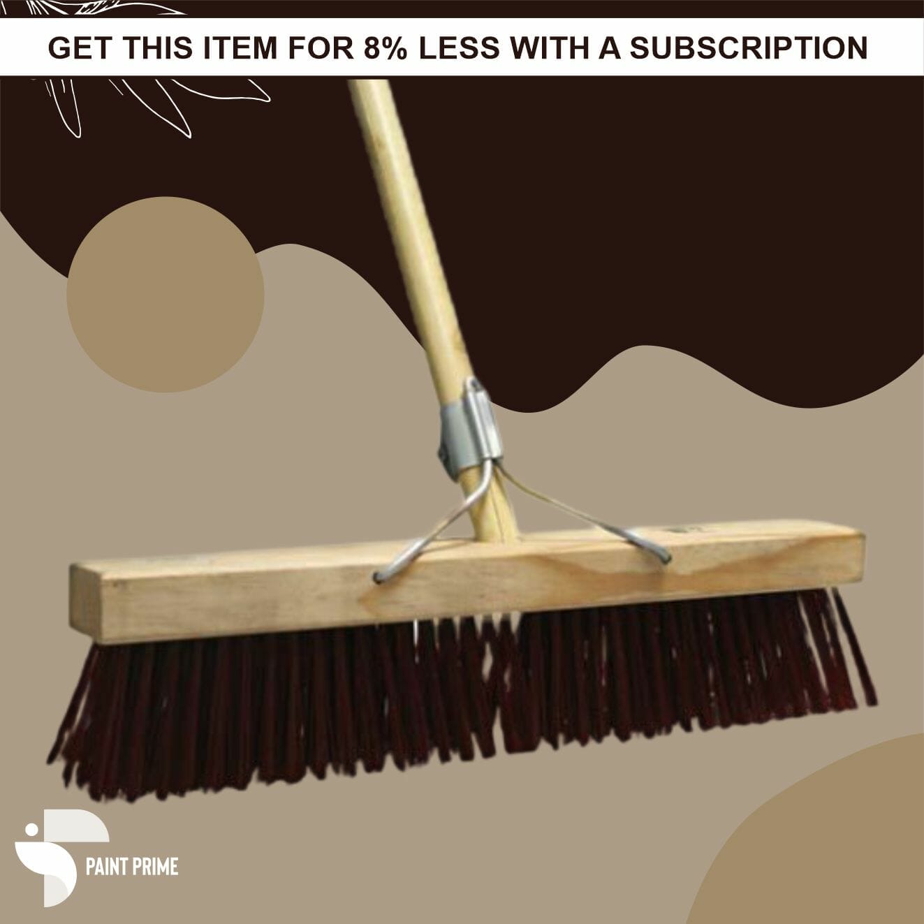 YARD BROOM 305MM | Paint Prime
