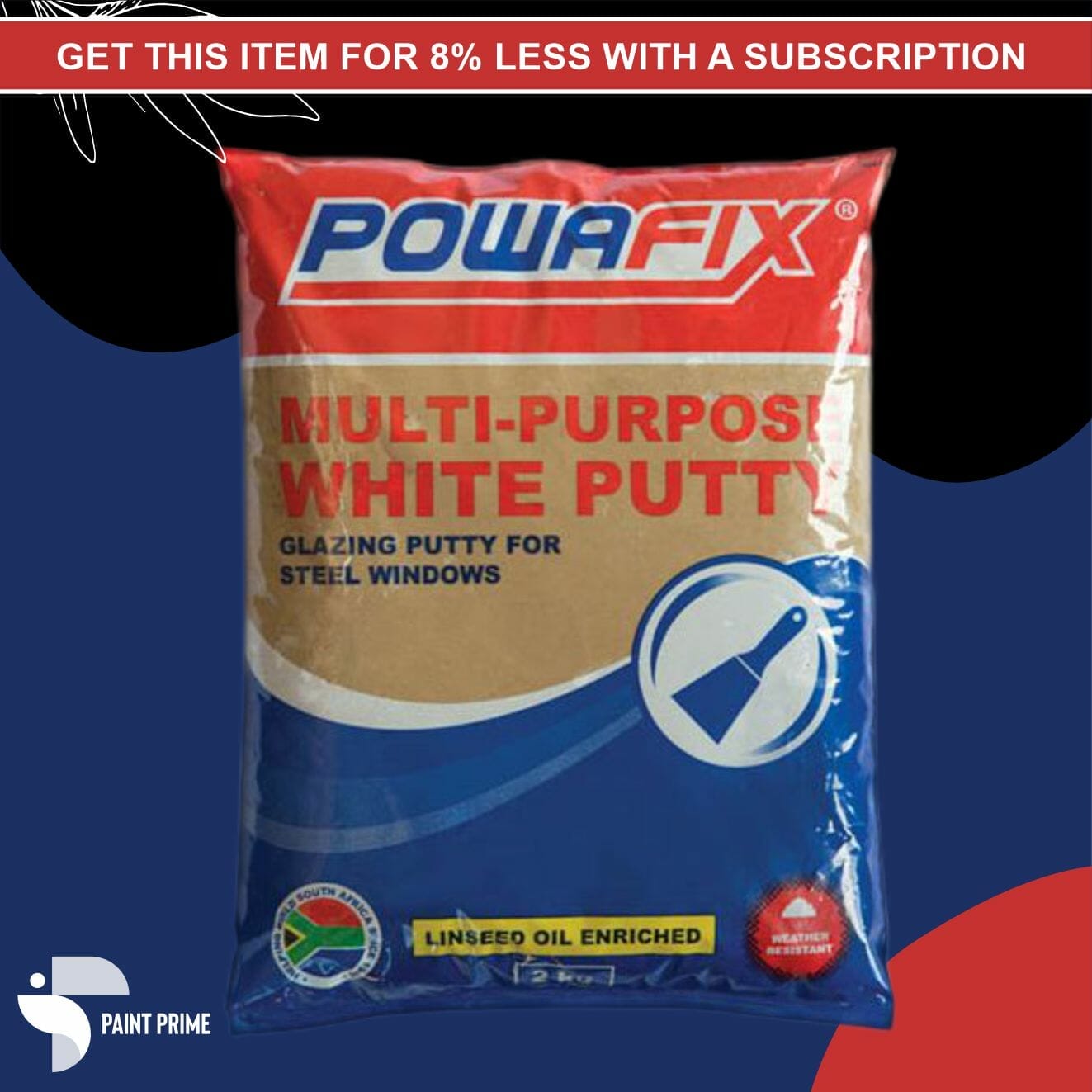 WINDOW PUTTY 2KG | Paint Prime